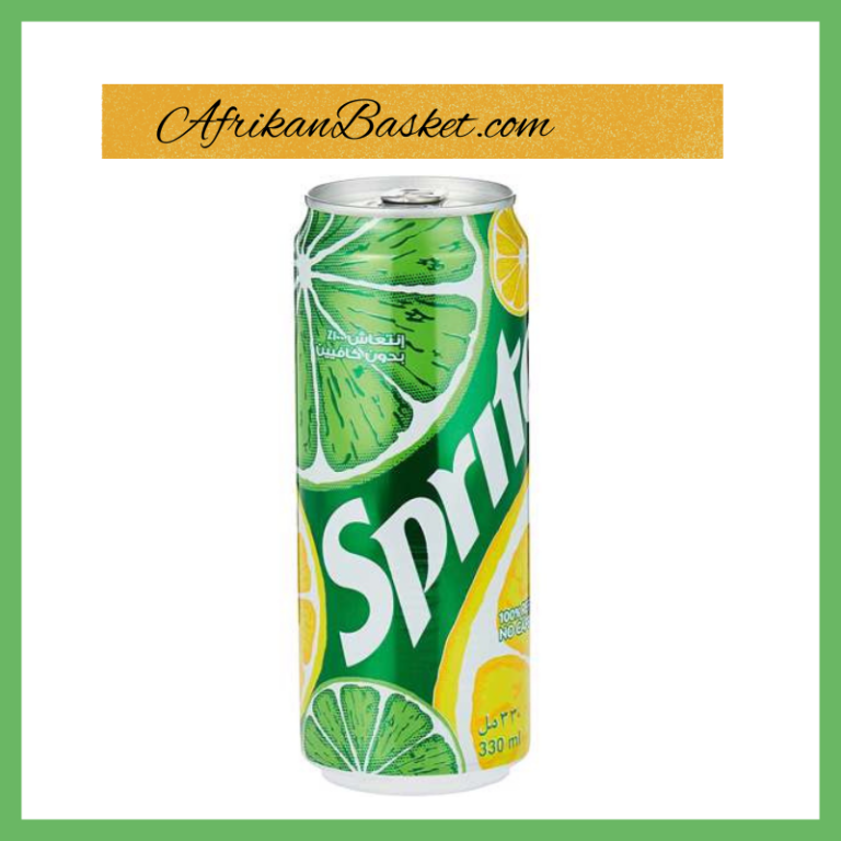 Sprite Carbonated Drink Can - 330 ml - AfrikanBasket.com