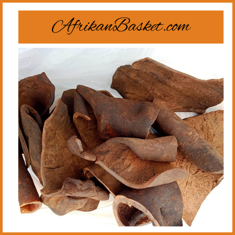 African Brown Thick Dried Kpomo 80g, Pure Natural Ethnic Foods ...