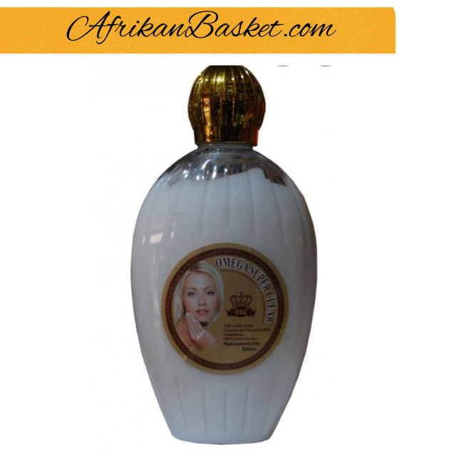 Omega Super Clear Lotion - Hydroquinone Free - 500ml - AfrikanBasket.com
