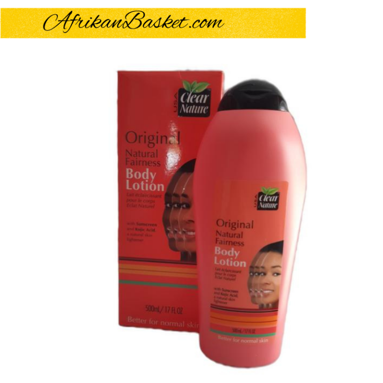 Clear Nature Natural Fairness Body Lotion 500ml, for Normal Skin, with ...